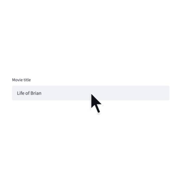 Input Widgets Streamlit Docs